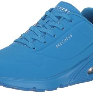 Skechers Women's Uno-Night Shades Sneaker, Blue, 9