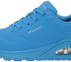 Skechers Women's Uno-Night Shades Sneaker, Blue, 9