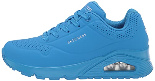 Skechers Women's Uno-Night Shades Sneaker, Blue, 9