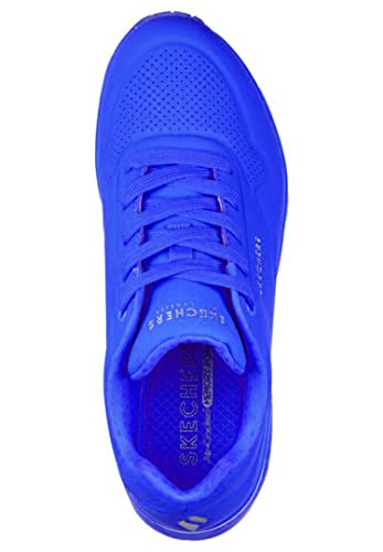 Skechers Women's Uno-Night Shades Sneaker, Blue, 9