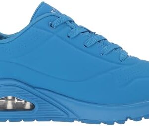 Skechers Women's Uno-Night Shades Sneaker, Blue, 9