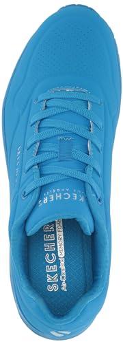 Skechers Women's Uno-Night Shades Sneaker, Blue, 9