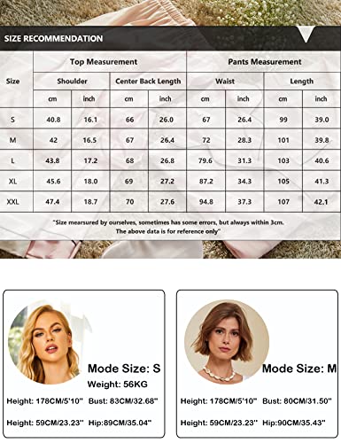 Ekouaer Silk Satin Pajamas Women's Long Sleeve Sleepwear Soft Button Down Pj Set 2 Piece Loungewear Brown Leopard,XL