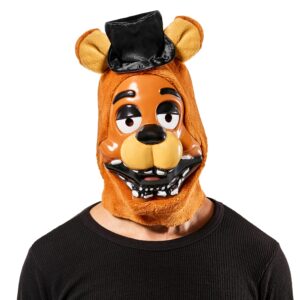 Rubie's Adult Five Nights at Freddy's Plush Freddy Costume Mask, As Shown, One Size