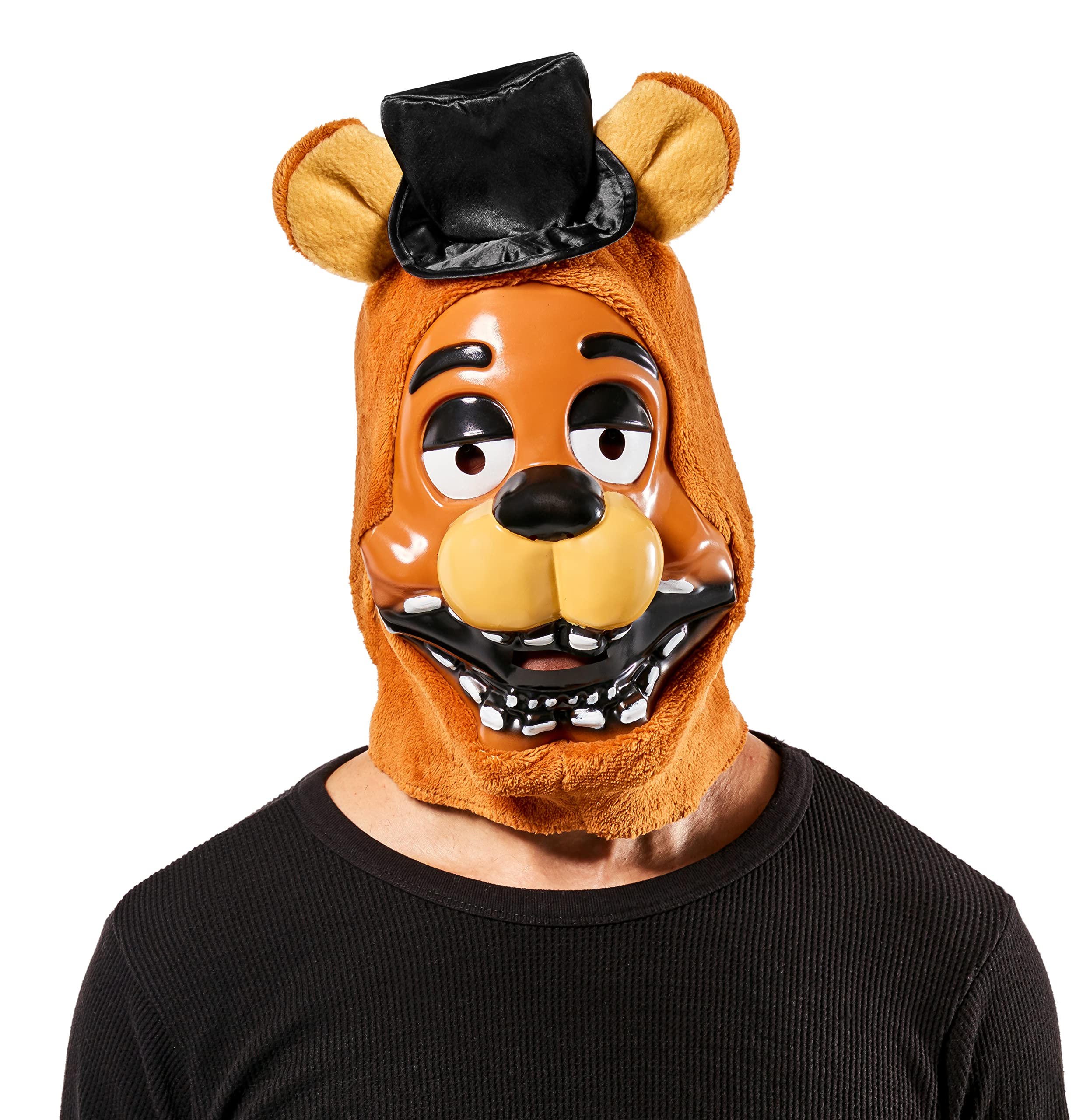 Rubie's Adult Five Nights at Freddy's Plush Freddy Costume Mask, As Shown, One Size