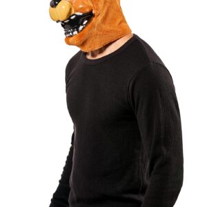 Rubie's Adult Five Nights at Freddy's Plush Freddy Costume Mask, As Shown, One Size