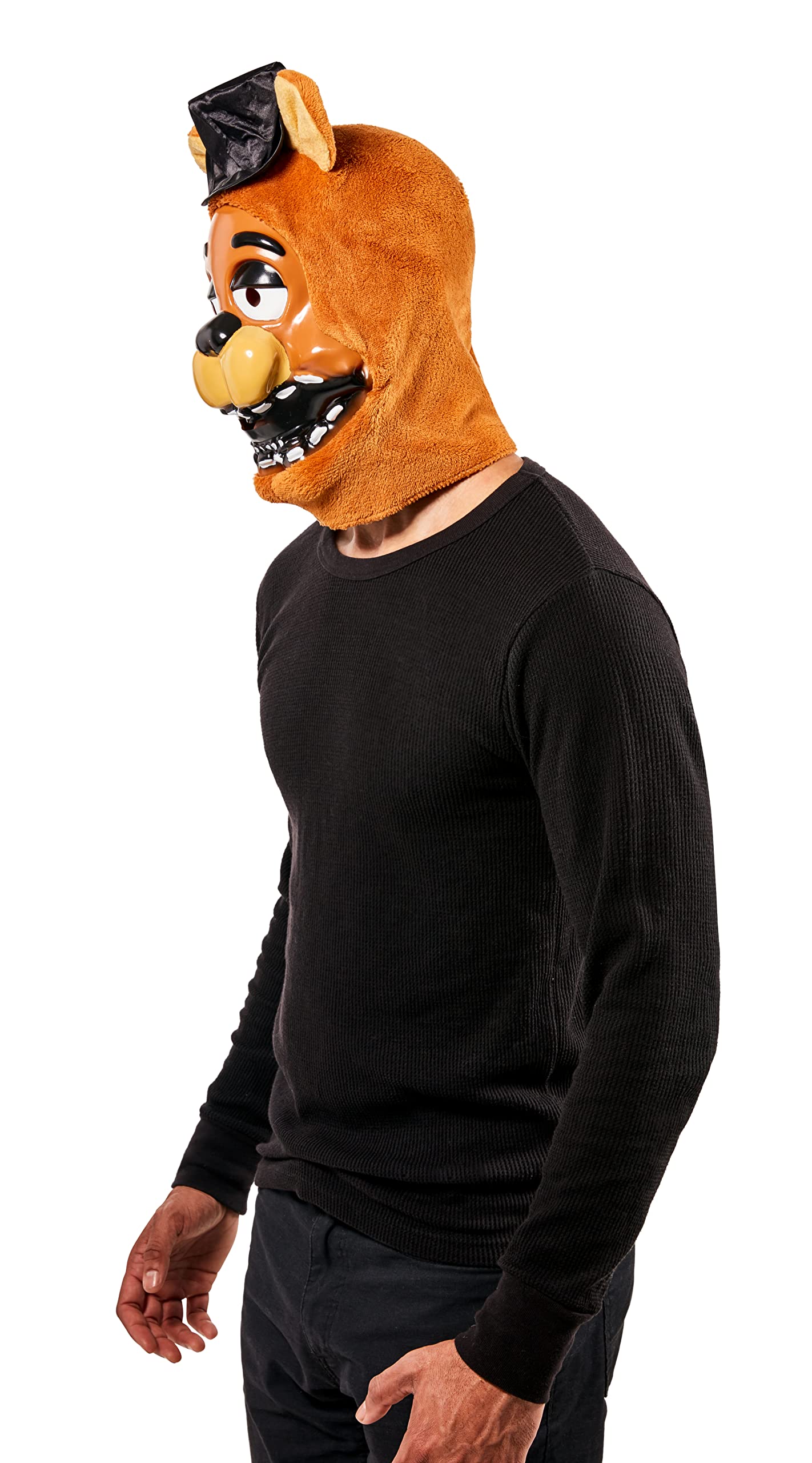 Rubie's Adult Five Nights at Freddy's Plush Freddy Costume Mask, As Shown, One Size