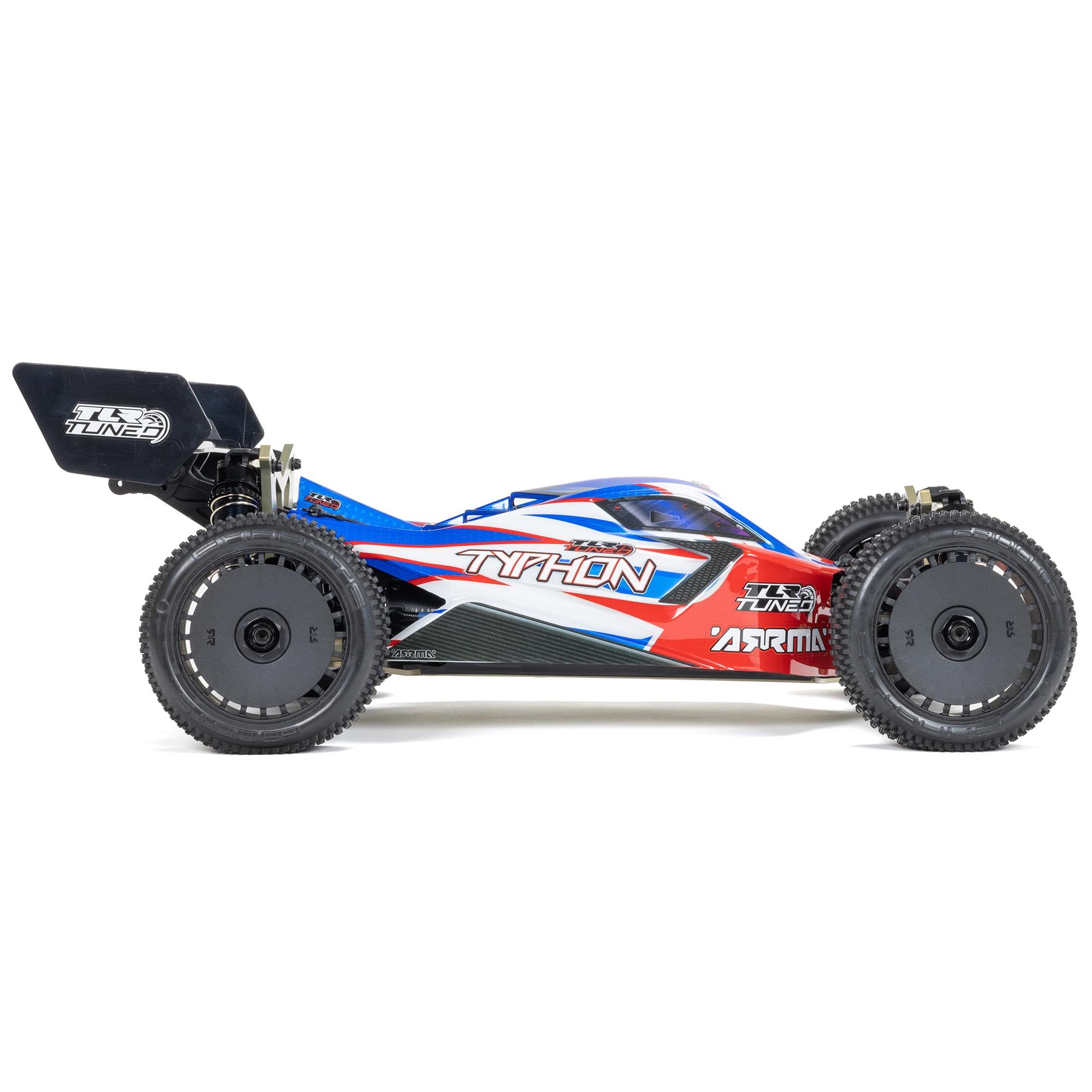 ARRMA RC Car 1/8 TLR Tuned Typhon 6S 4WD BLX Buggy RTR (Battery and Charger Not Included), Red/Blue, ARA8406, Cars, Electric Kit Other