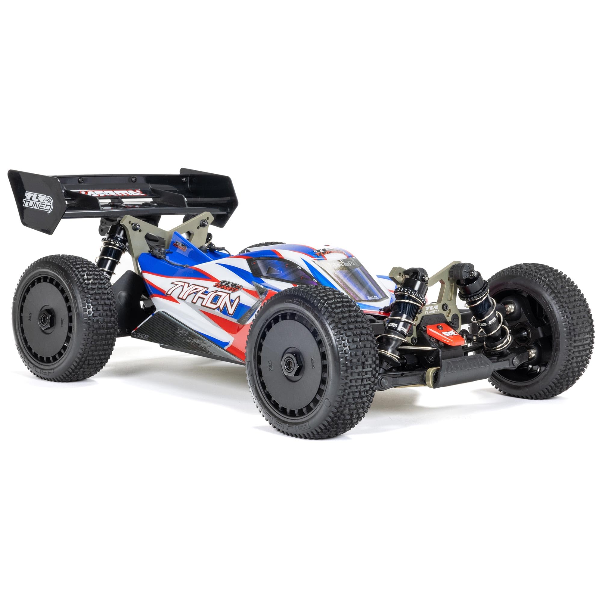 ARRMA RC Car 1/8 TLR Tuned Typhon 6S 4WD BLX Buggy RTR (Battery and Charger Not Included), Red/Blue, ARA8406, Cars, Electric Kit Other