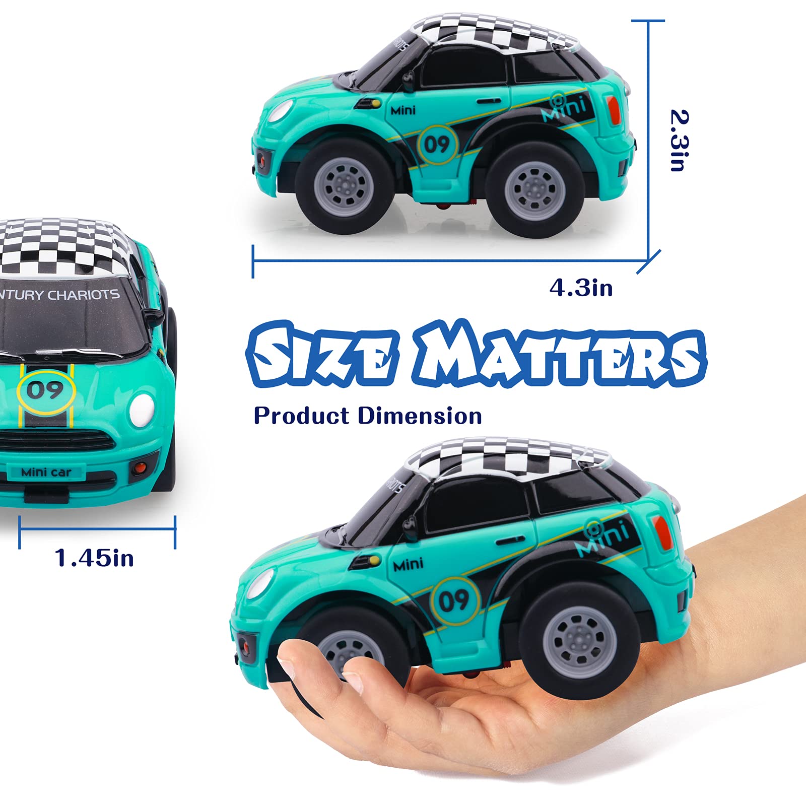 EHO Gifts for 2 3 4 5 Year Old Boys,Remote Control Car for Boys 2-5,Car Toys for Boys Age 2-5,Fast Mini Race RC Car for Kids,Toddler Toys Age 2-4,Birthday Chirstmas Gifts for Kids,Blue