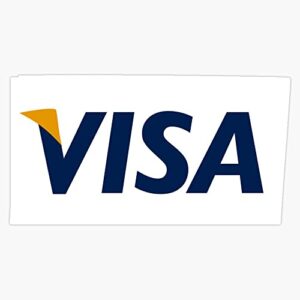 visa s sticker vinyl waterproof sticker decal car laptop wall window bumper sticker 5"