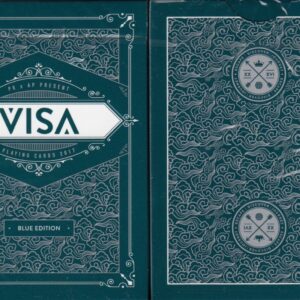 VISA Playing Cards Poker Size Deck USPCC Custom Limited Edition (Blue)