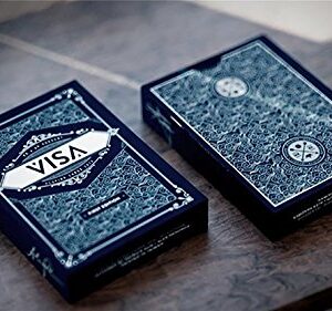 VISA Playing Cards Poker Size Deck USPCC Custom Limited Edition (Blue)