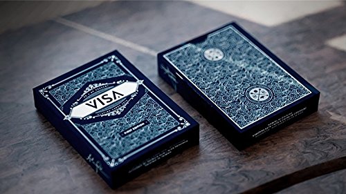 VISA Playing Cards Poker Size Deck USPCC Custom Limited Edition (Blue)