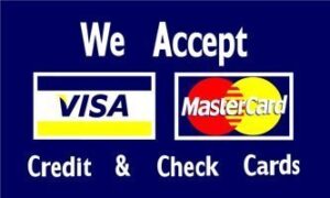 we accept credit cards visa mastercard advertising shop pos 5'x3' banner flag