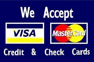 We Accept Credit Cards Visa Mastercard Advertising Shop POS 5'x3' Banner Flag