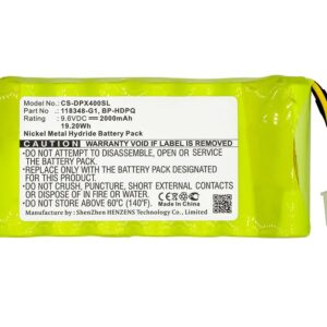 ALLC Replacement Battery for Dranetz HDPQ-Guide/HDPQ-Visa/HDPQ-Xplorer/HDPQ-Xplorer400,PN:118348-G1/BP-HDPQ,2000mAh