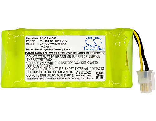 FITHOOD Battery Replacement for DRANETZ HDPQ-Guide, HDPQ-Visa, HDPQ-Xplorer, HDPQ-Xplorer400 Part NO 118348-G1, BP-HDPQ