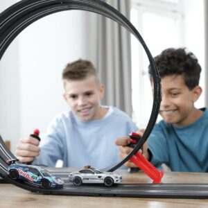 Carrera GO!!! Electric Powered Slot Car Racing Kids Toy Race Track Set 1:43 Scale, DTM Power Run