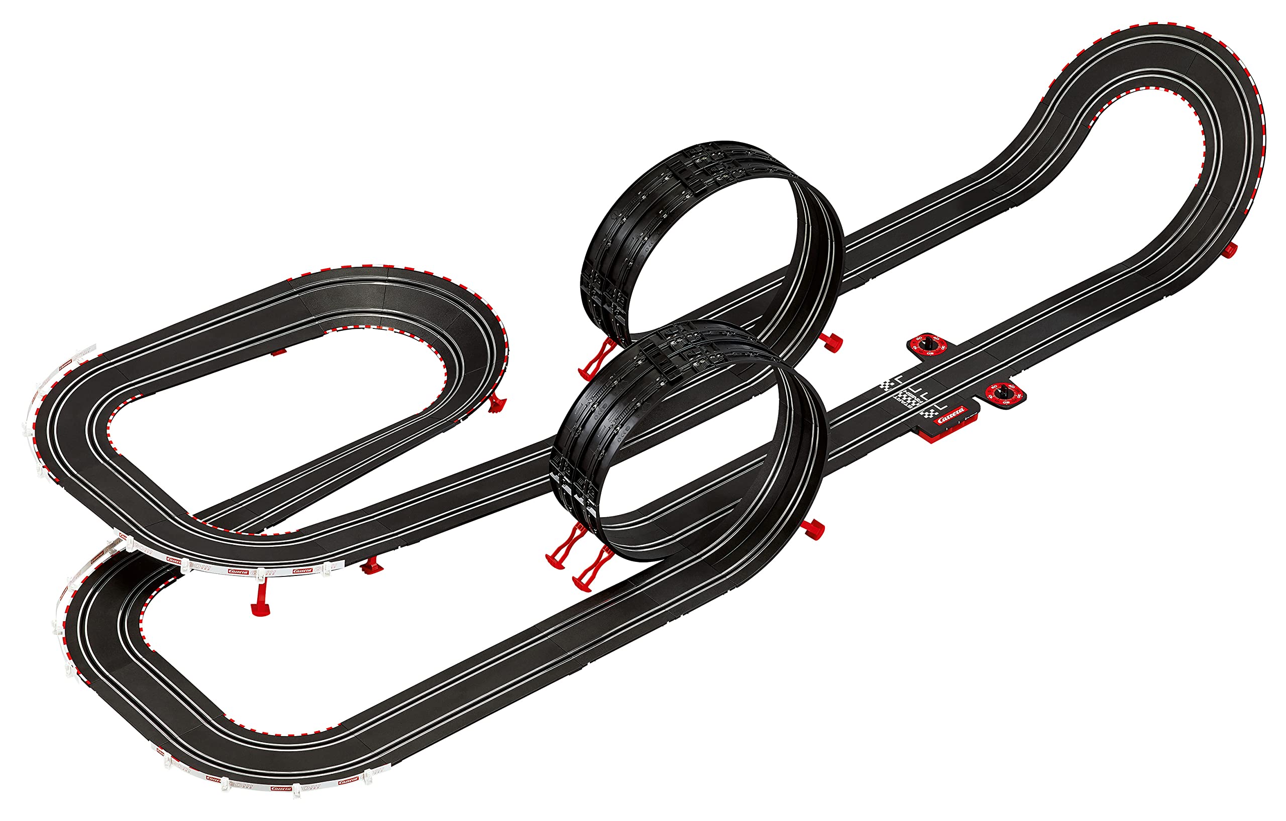 Carrera GO!!! Electric Powered Slot Car Racing Kids Toy Race Track Set 1:43 Scale, DTM Power Run