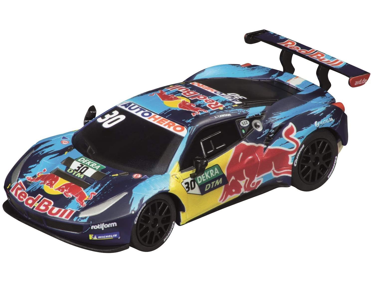 Carrera GO!!! Electric Powered Slot Car Racing Kids Toy Race Track Set 1:43 Scale, DTM Power Run