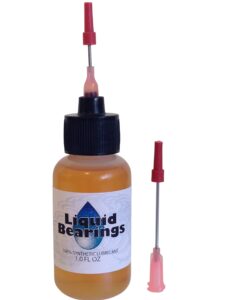 liquid bearings, 100%-synthetic oil for all ho scale slot cars, makes cars faster!!