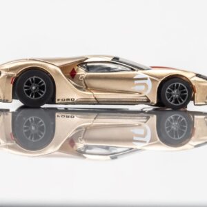 AFX/Racemasters Ford GT Heritage #5 Gold AFX22061 HO Slot Racing Cars