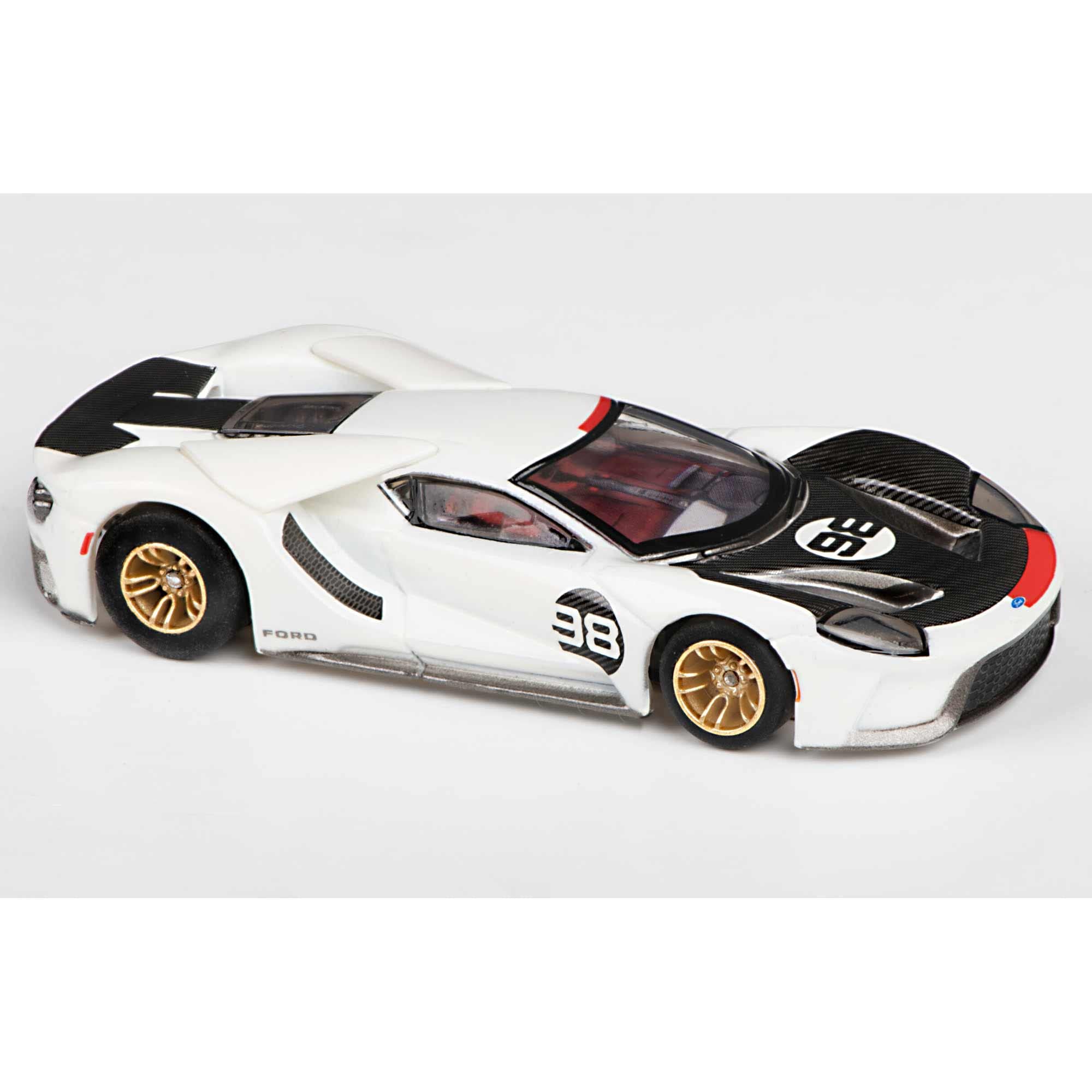 AFX/Racemasters Mega G+ Ford GT Heritage #98 AFX22044 HO Slot Racing Cars