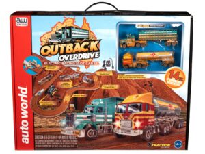 auto world outback overdrive 14' slot race set