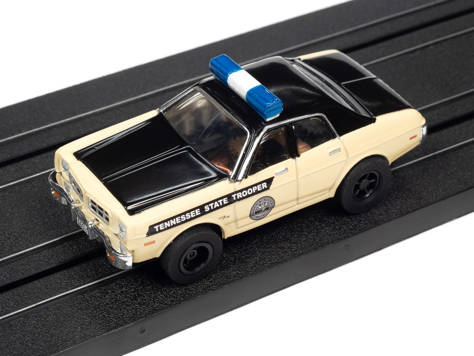 Auto World Xtraction SC397-1 1978 Plymouth Fury Tennessee State Trooper HO Scale Slot Car