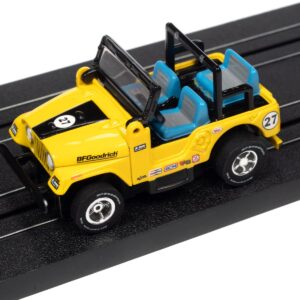 Auto World Xtraction Rally 1979 Jeep CJ-7 (Yellow) HO Scale Slot Car