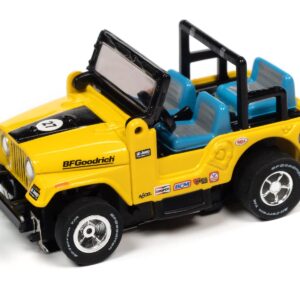 Auto World Xtraction Rally 1979 Jeep CJ-7 (Yellow) HO Scale Slot Car