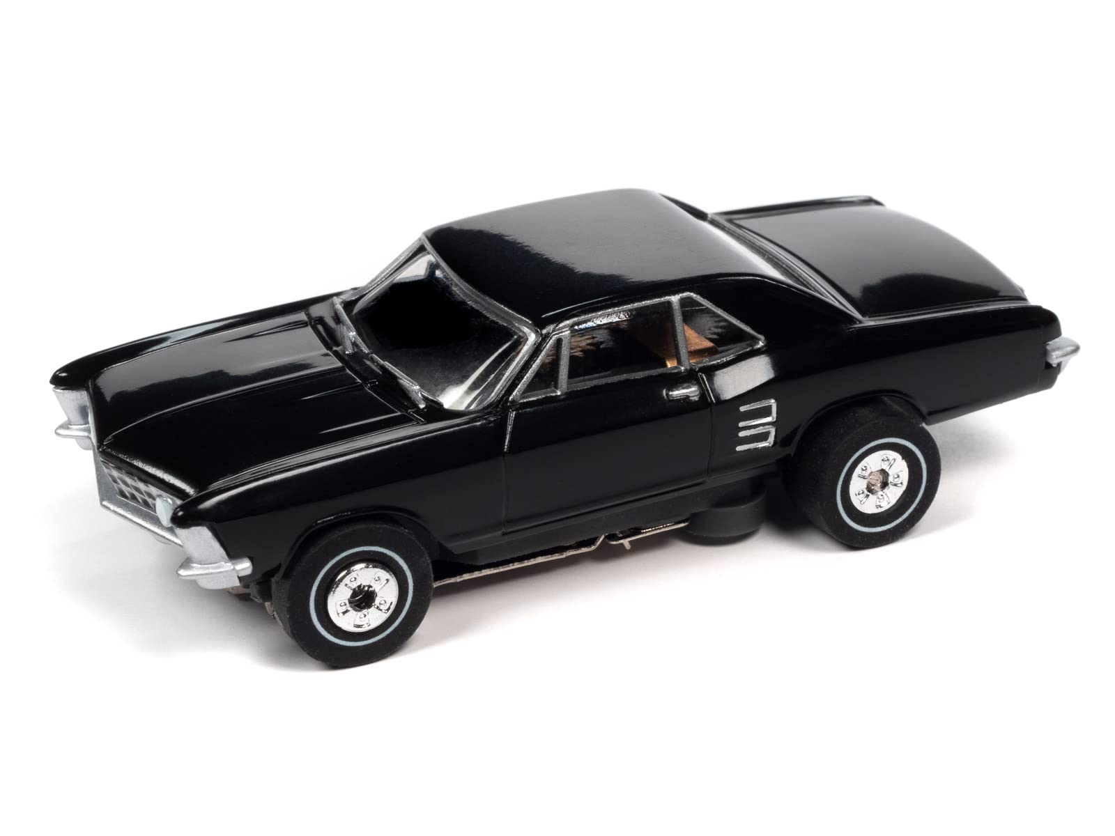 Auto World Thunderjet OK Used Cars 1963 Buick Riviera (Black) HO Scale Slot Car