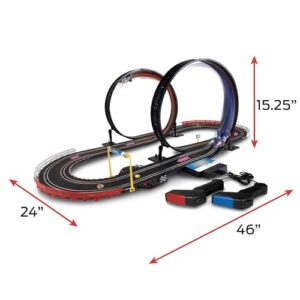 Slot Car Race Set B/O SART Super Loop Sonic & Shadow Slot Car (approx. 18 Feet tracks) Multi