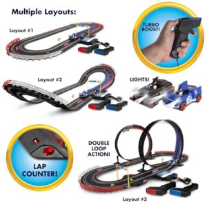 Slot Car Race Set B/O SART Super Loop Sonic & Shadow Slot Car (approx. 18 Feet tracks) Multi