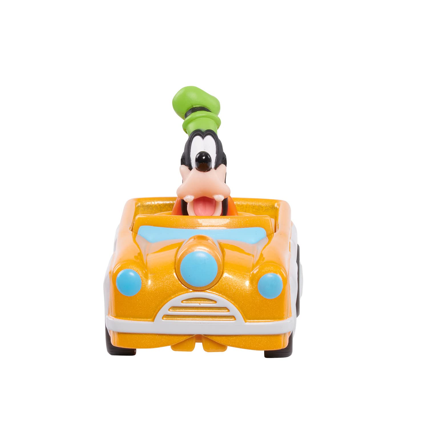 Disney Junior Mickey Mouse Diecast Vehicles, 4-piece Set, 3-inch long Metal Cars, Pretend Play, Kids Toys for Ages 3 Up by Just Play