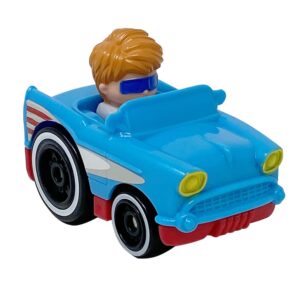 replacement part for fisher-price little people sit 'n stand raceway - hbd77 ~ replacement blue car