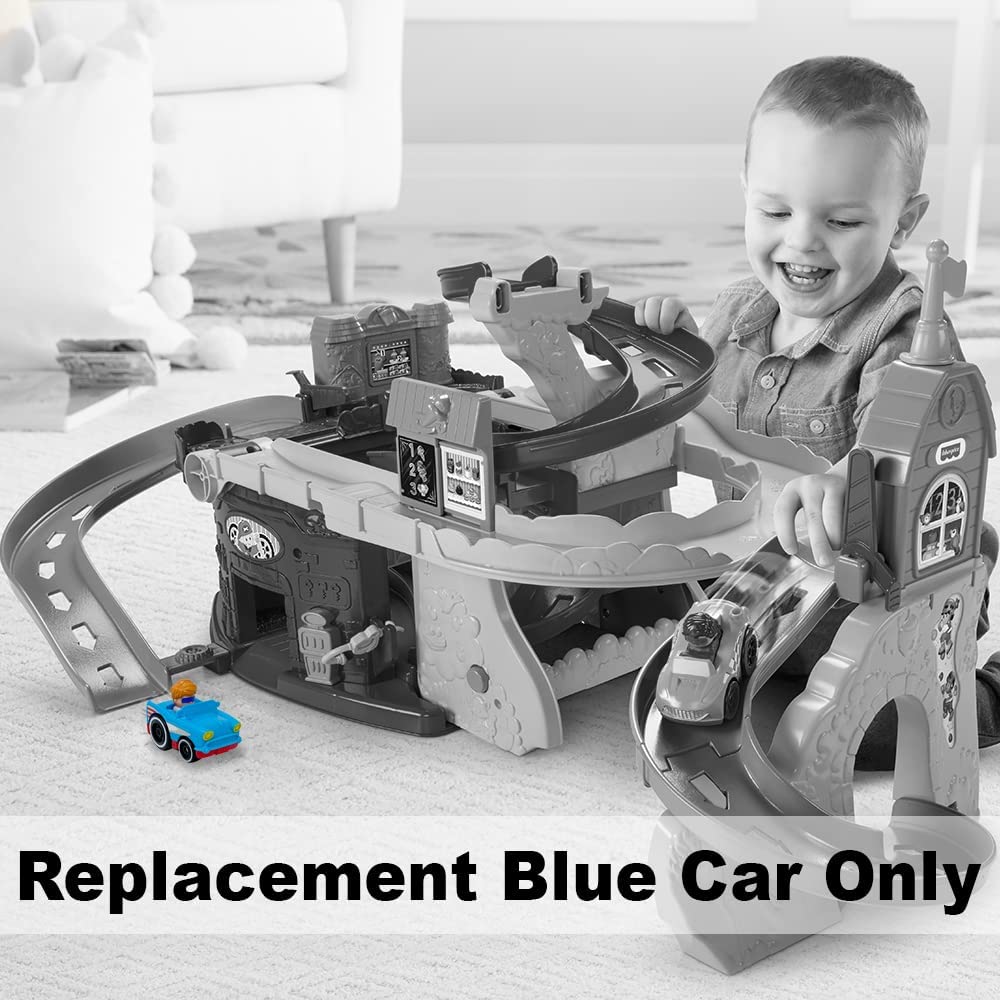 Replacement Part for Fisher-Price Little People Sit 'n Stand Raceway - HBD77 ~ Replacement Blue Car