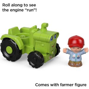 Fisher-Price Little People Rescue Fire Truck and Helpful Harvester Tractor Bundle