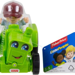 Fisher-Price Little People Rescue Fire Truck and Helpful Harvester Tractor Bundle