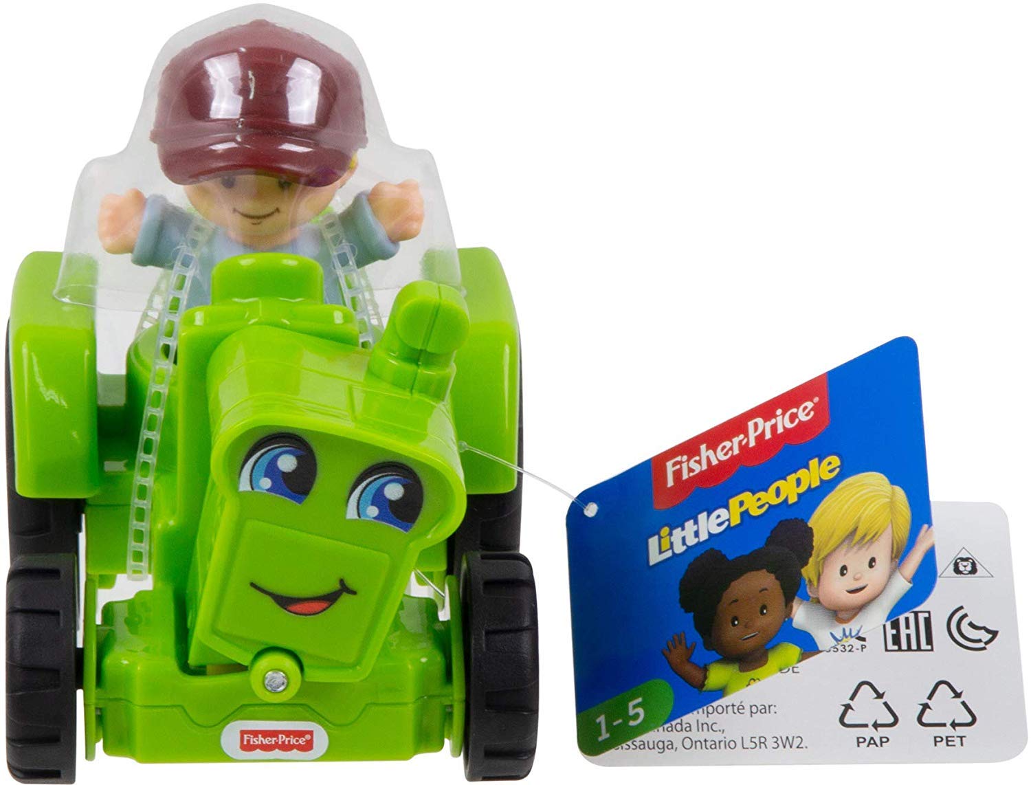 Fisher-Price Little People Rescue Fire Truck and Helpful Harvester Tractor Bundle