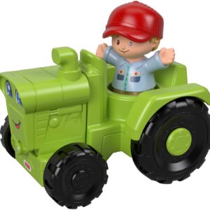 Fisher-Price Little People Rescue Fire Truck and Helpful Harvester Tractor Bundle