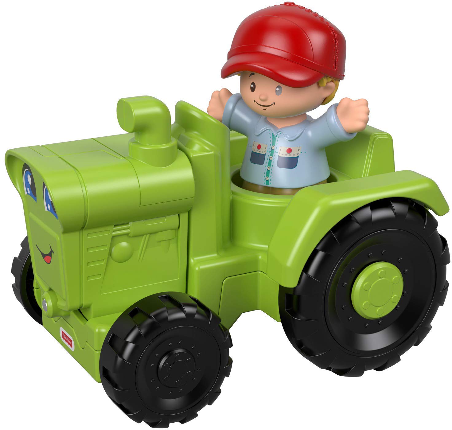 Fisher-Price Little People Rescue Fire Truck and Helpful Harvester Tractor Bundle