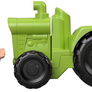 Fisher-Price Little People Rescue Fire Truck and Helpful Harvester Tractor Bundle