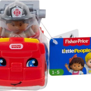 Fisher-Price Little People Rescue Fire Truck and Helpful Harvester Tractor Bundle