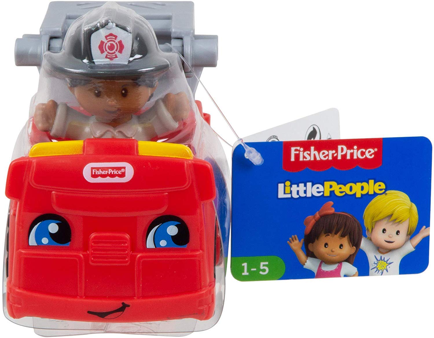 Fisher-Price Little People Rescue Fire Truck and Helpful Harvester Tractor Bundle