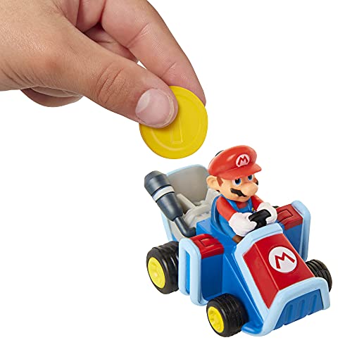 Super Mario Coin Racers Cars 3Pk Vehicle Set, Yellow