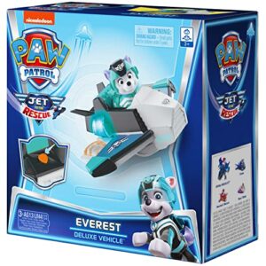 Paw Patrol, Jet to The Rescue Everest Deluxe Transforming Vehicle Toy with Lights and Sounds, Amazon Exclusive