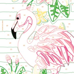 Ravensburger CreArt Think Pink Paint by Numbers Kit for Kids & Adults - All-Inclusive DIY Painting Kit Canvas | Detailed Flamingo Artwork | Ideal for Beginners & Art Enthusiasts