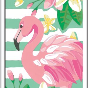 Ravensburger CreArt Think Pink Paint by Numbers Kit for Kids & Adults - All-Inclusive DIY Painting Kit Canvas | Detailed Flamingo Artwork | Ideal for Beginners & Art Enthusiasts